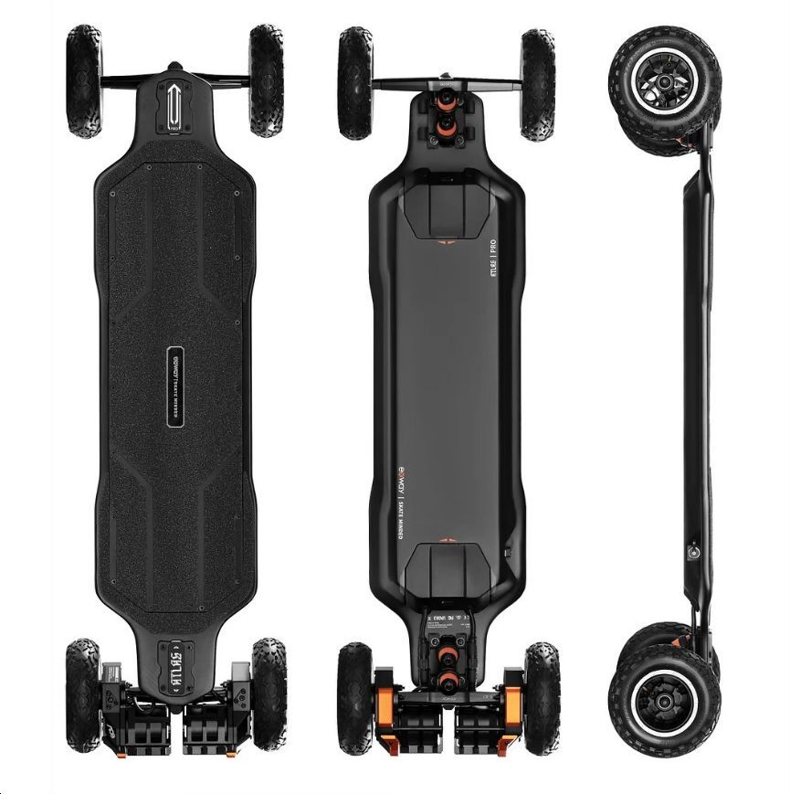 Электроскейтборд Atlas Pro 2WD Gear Drivetrain V1