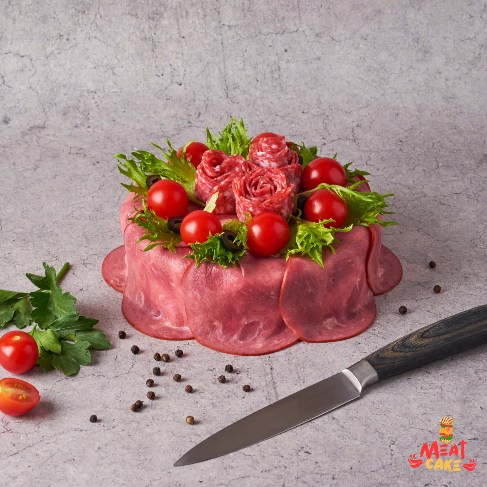 торт мясной