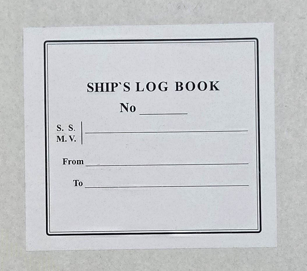 SHIP'S LOG BOOK