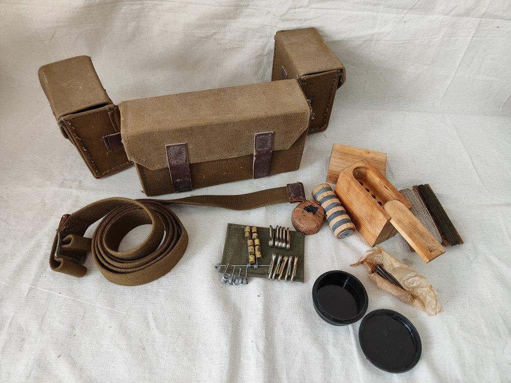 FULL SET Soviet Military Bag. Original USSR Shoulder Miners SMP Bag ...