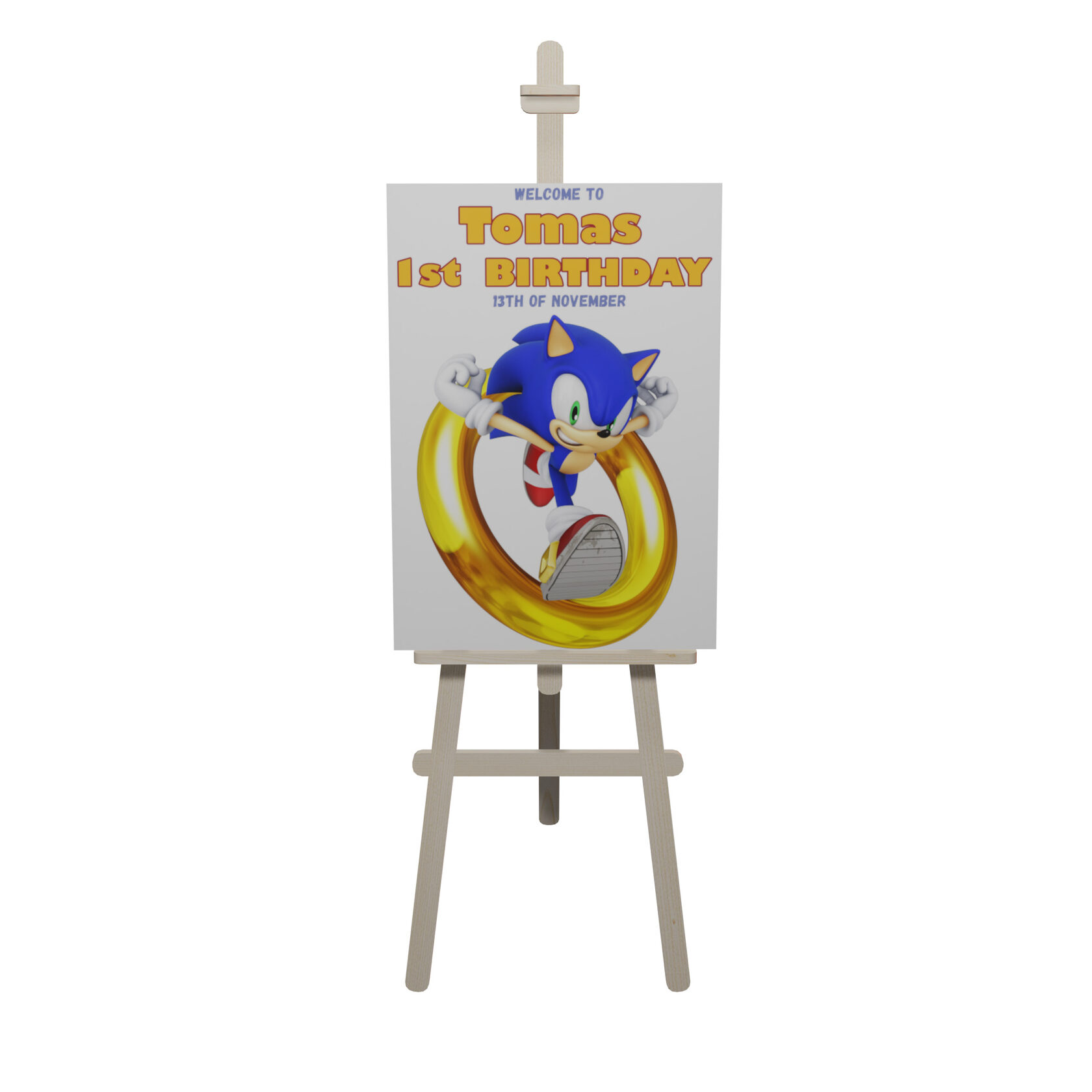 Sonic Welcome Board