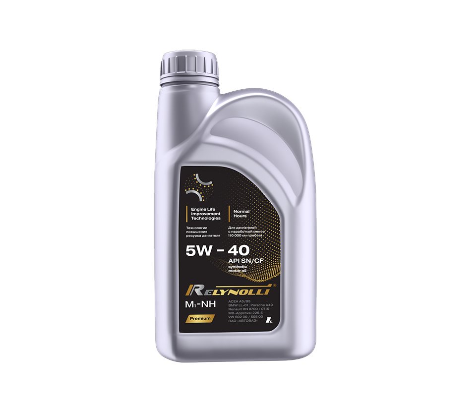 Моторное масло Relynolli Premium M1 Nh 5w 40 Sn Cf 1 литр Acea A5 B5
