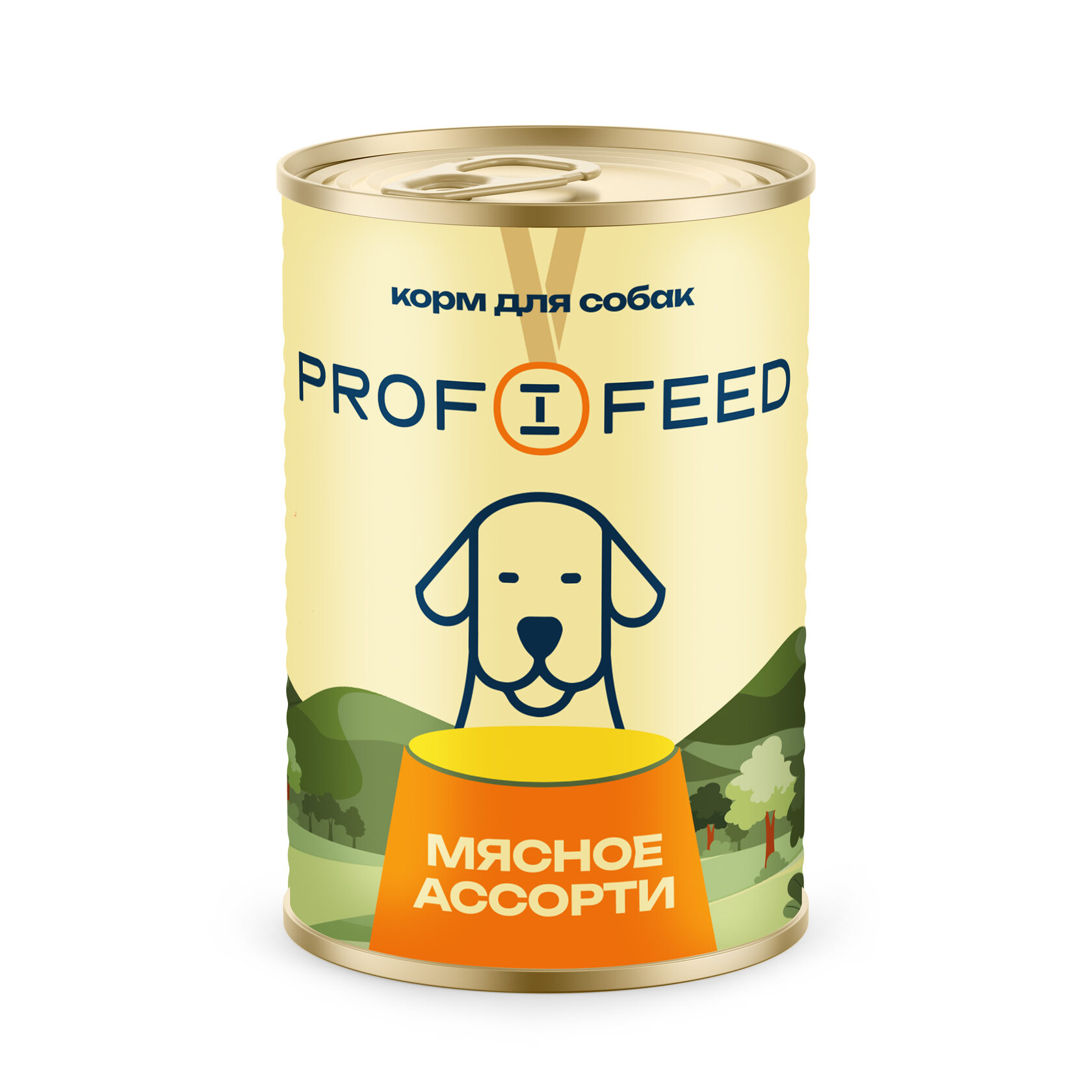 Консервы для собак «Profifeed» Мясное ассорти 340 г