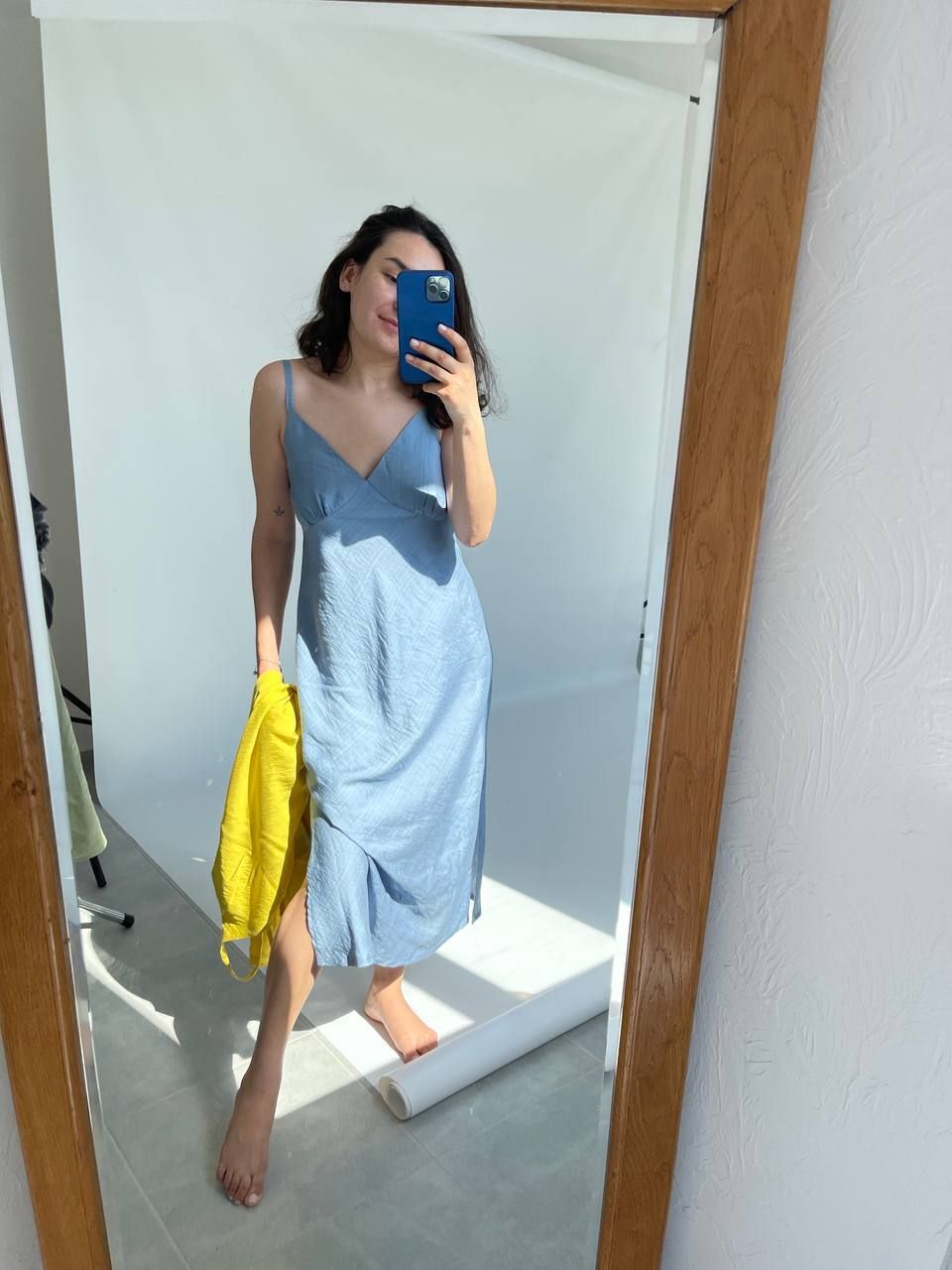 Сукня Night Блакитний бамбук Міді