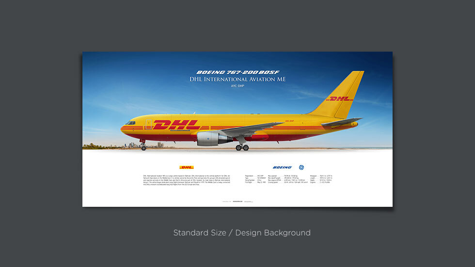DHL International Aviation ME Boeing 767‑200BDSF A9C‑DHP | Aviaposter