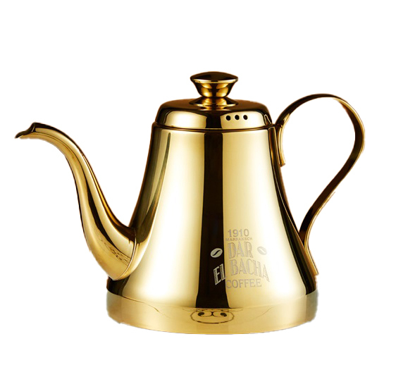 VINTAGE COFFEE POT IN GOLD