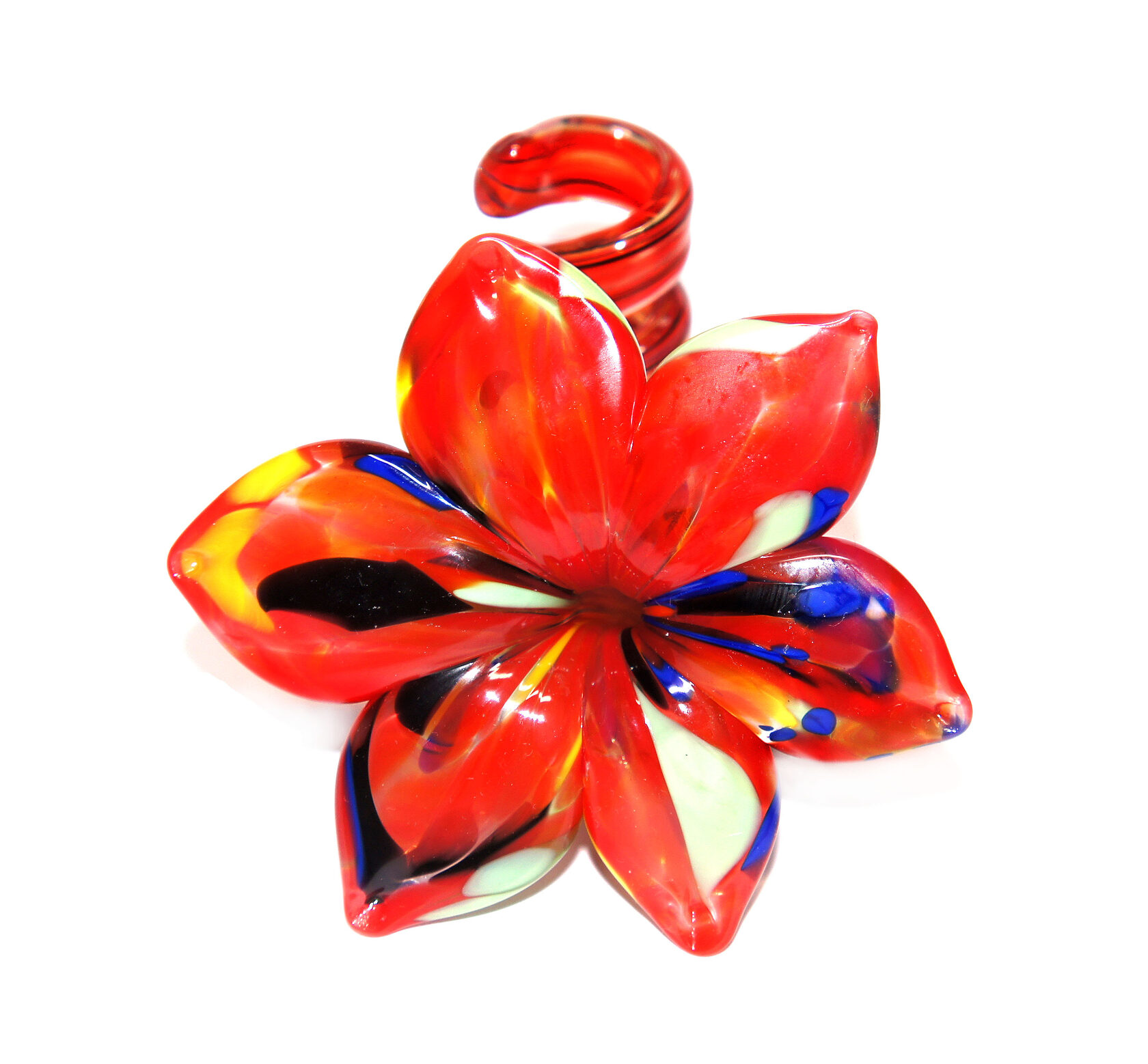 Подсвечник цветок из муранского стекла - MURANO CLUB