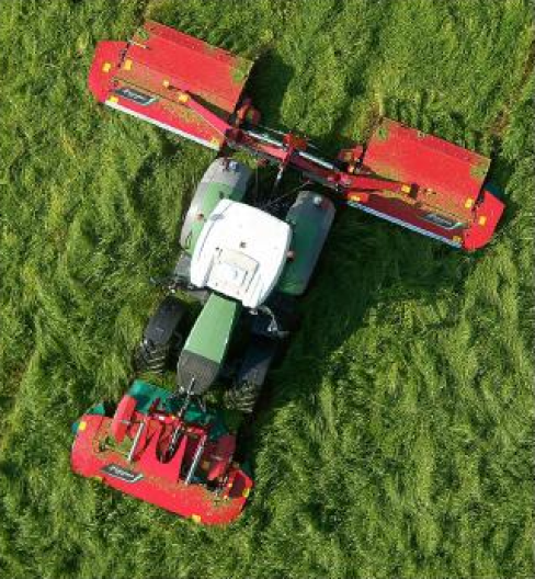 Комбинация навесных косилок «бабочка» Kverneland 5087 MN и Kverneland ...