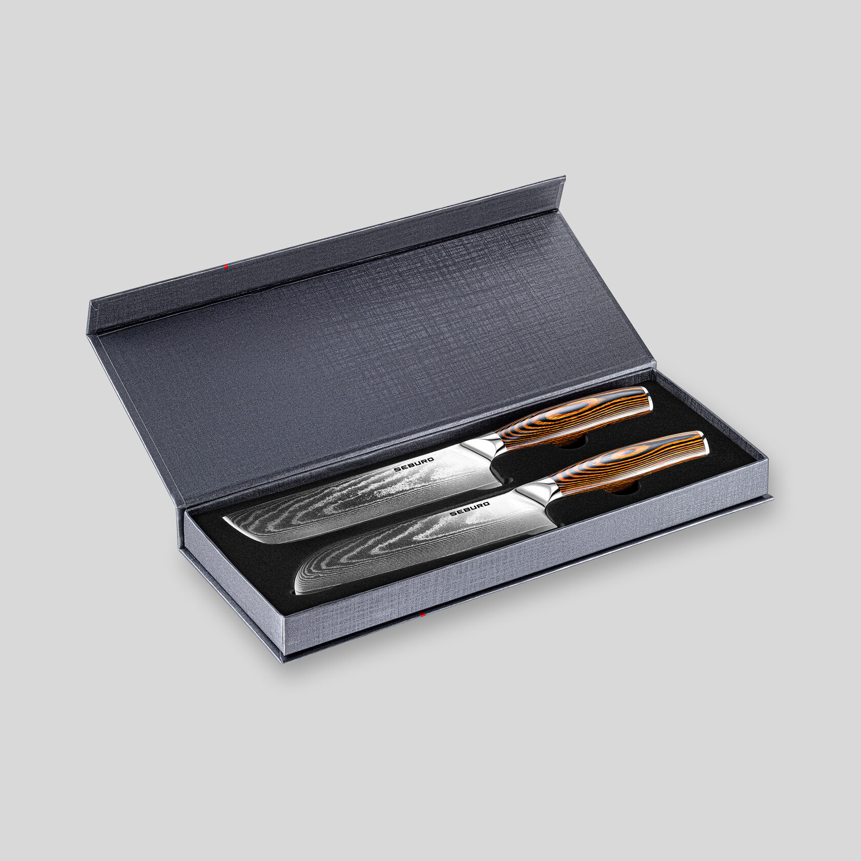 Набор кухонных японских ножей Seburo SUBAJA Damascus - SEBURO