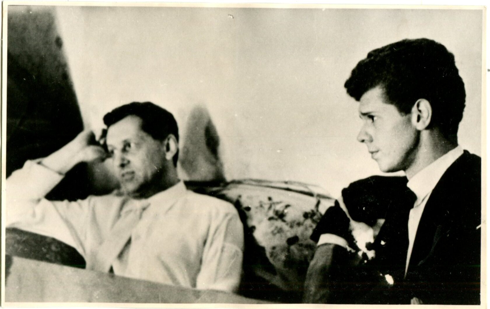 1960s Pianists Vladimir Sofronitsky and Van Cliburn Real Photo, USSR