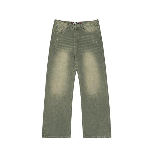 BAGGY Jeans in Swamp Green