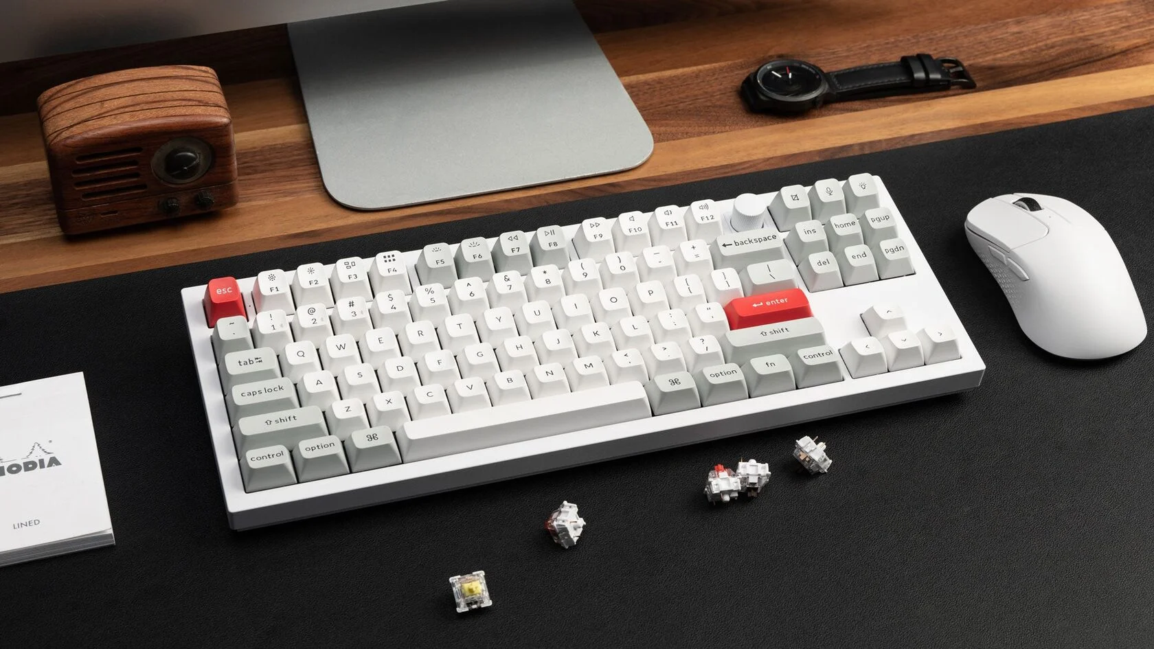 Клавіатура Keychron Q3 Pro Shell White