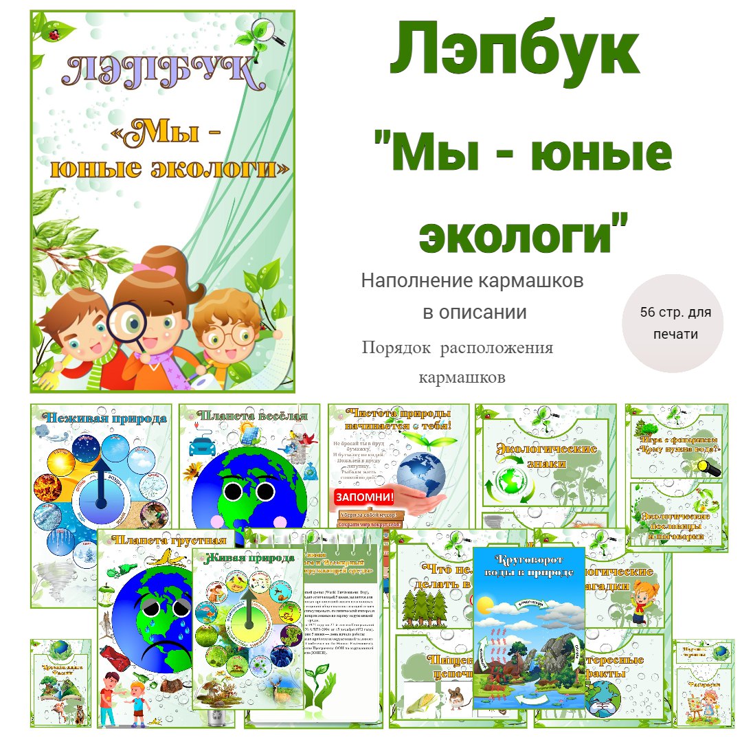Лэпбук "Мы-юные экологи"