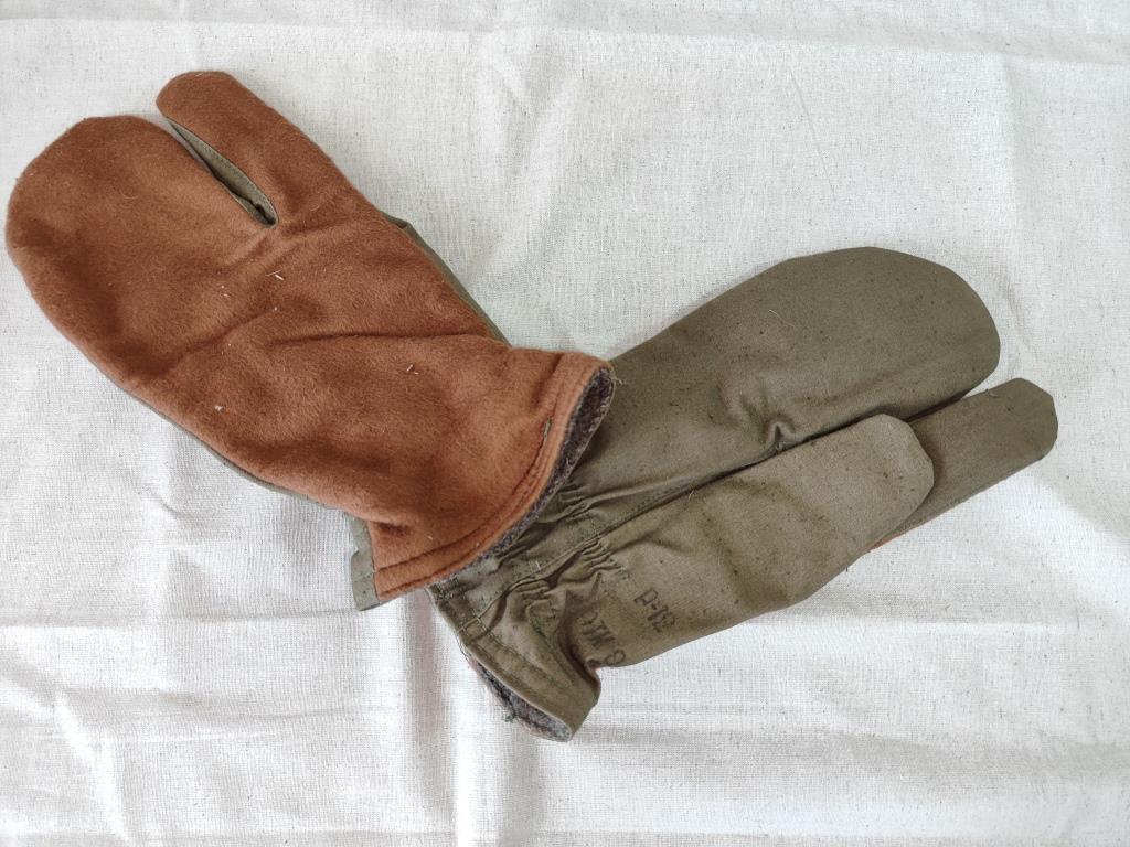 Soviet Army Motorized Rifles 3-fingered Shooting Cloth Mittens USSR ...