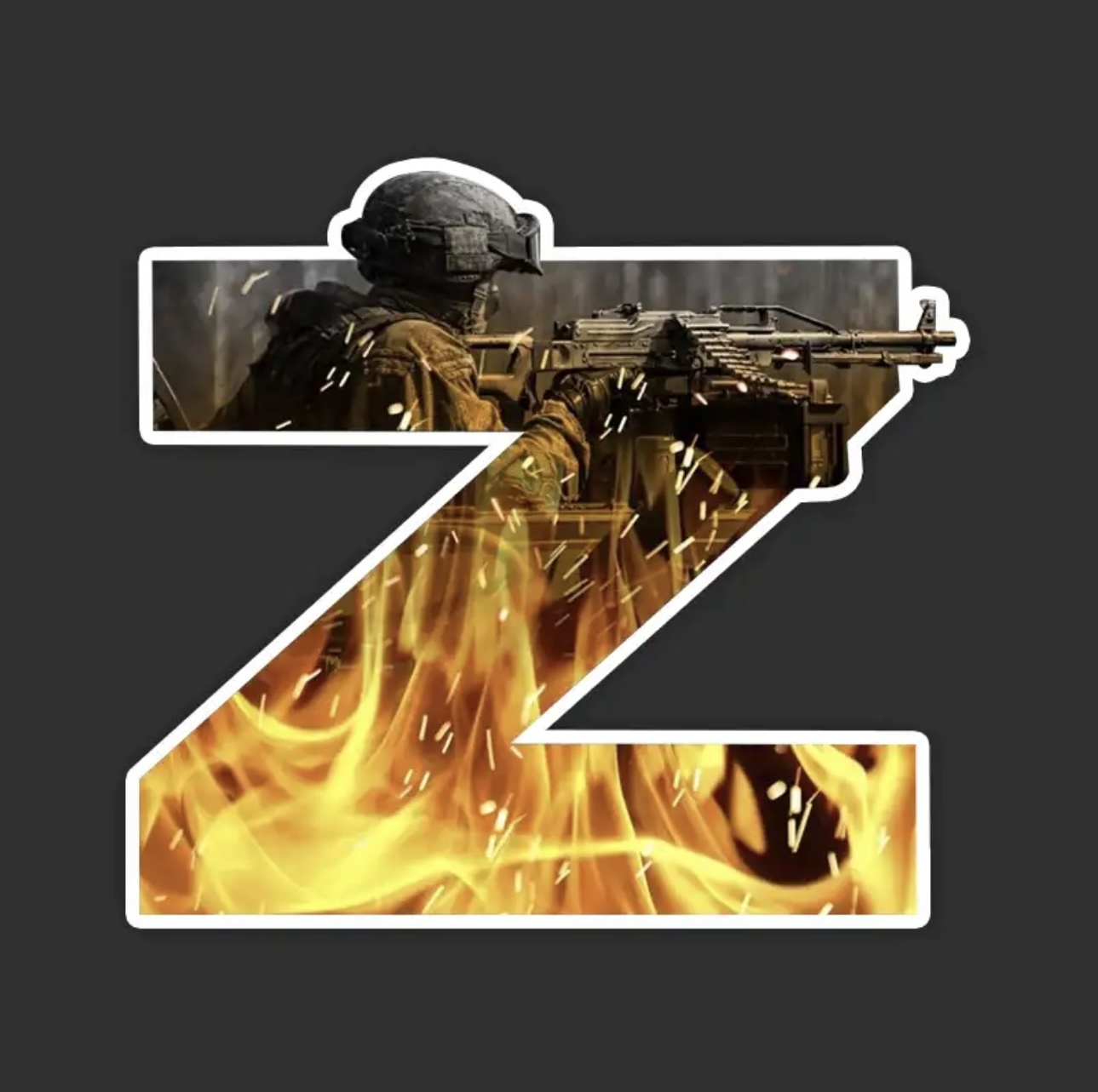 Z Military Sticker
