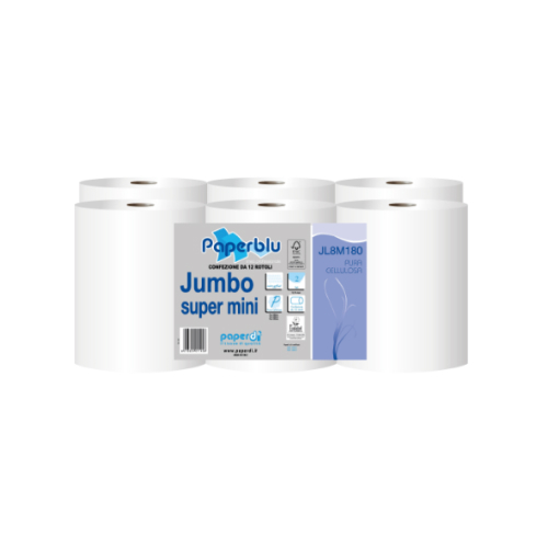 Tualetes papīrs PAPERBLU, Super Mini Jumbo 180