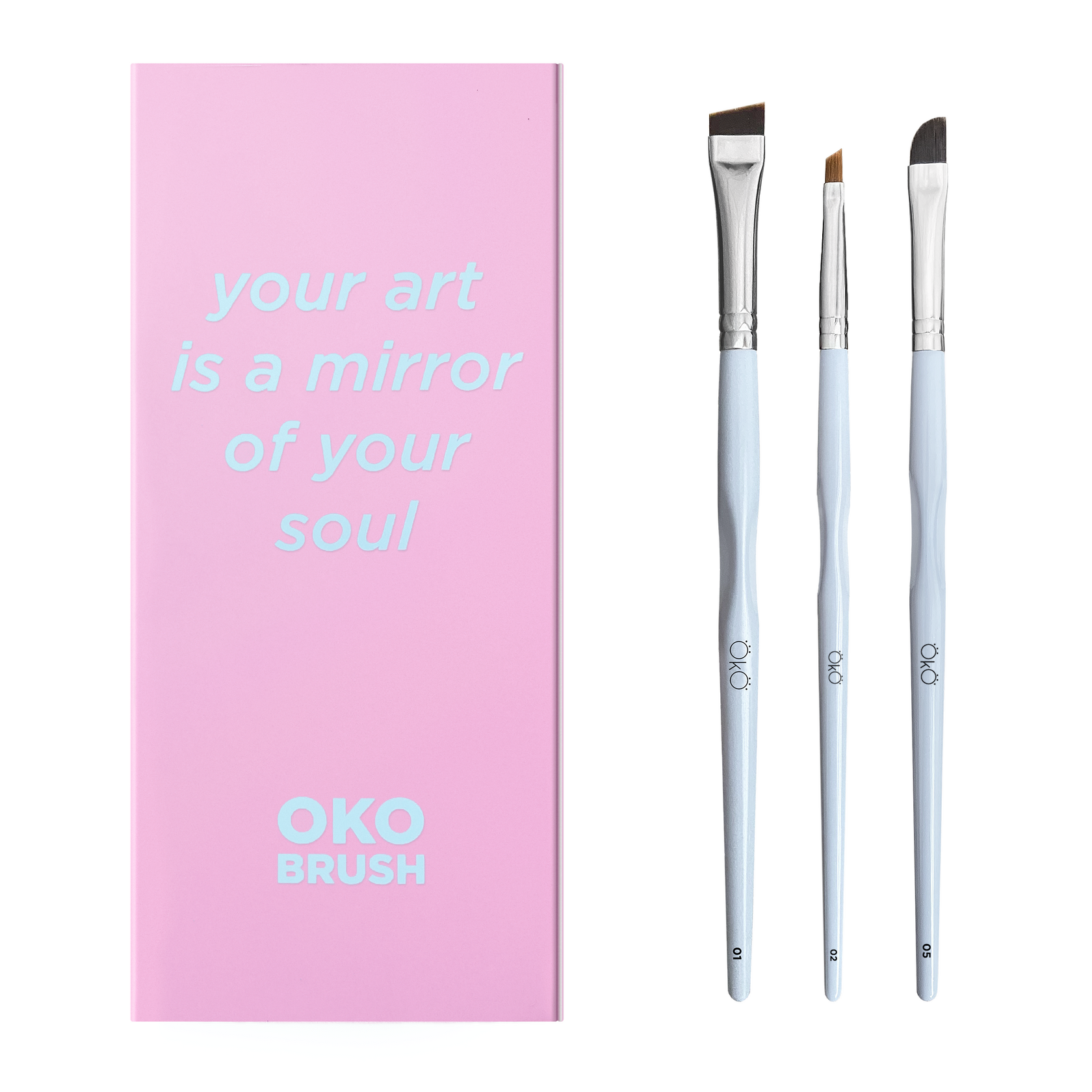OKO Brush Set "Your Art is a Mirror of Your Soul" in the OkO brand ...