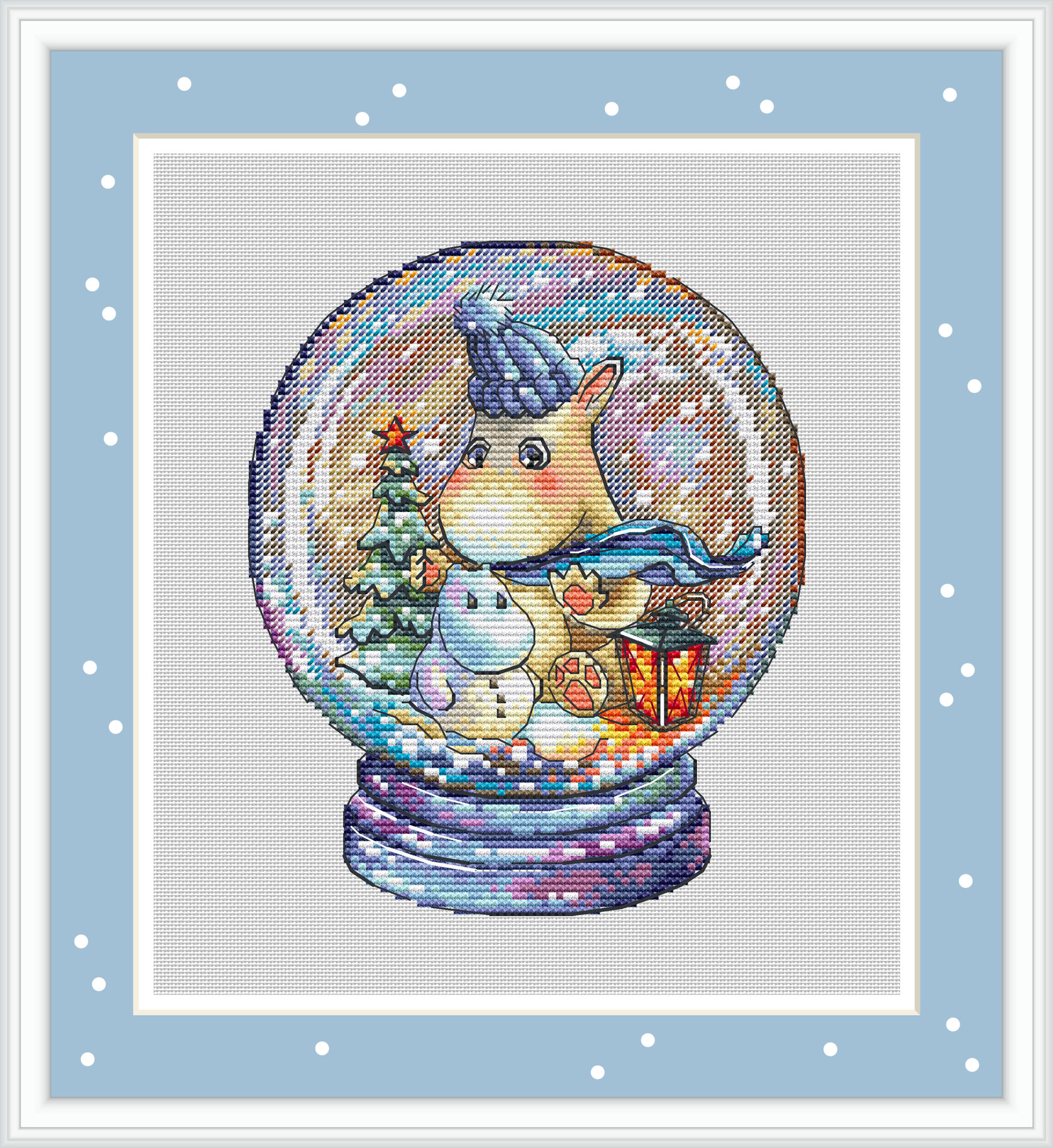 Snow Friend Cross Stitch Pattern