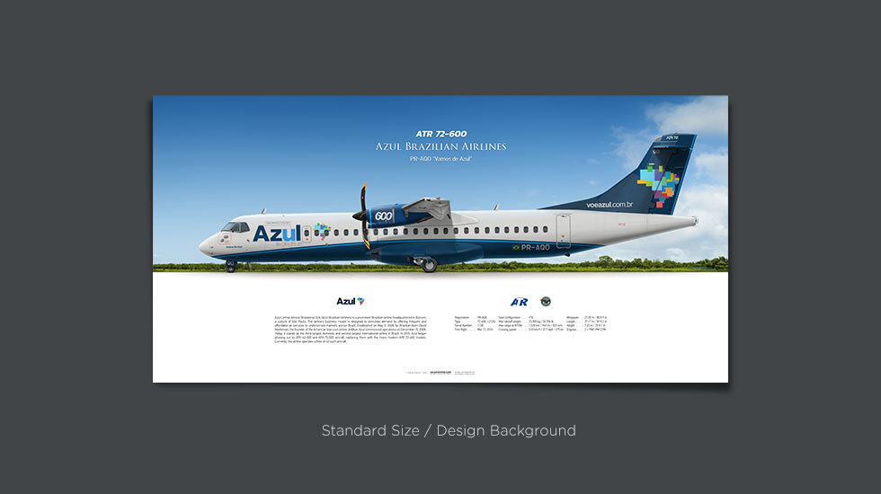 Azul Brazilian Airlines ATR 72-600 PR-AQO | Aviaposter