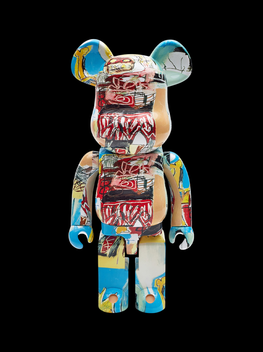 Фигура Bearbrick Andy Warhol × Jean-Michel Basquiat #6 1000％ - BEARBRICK