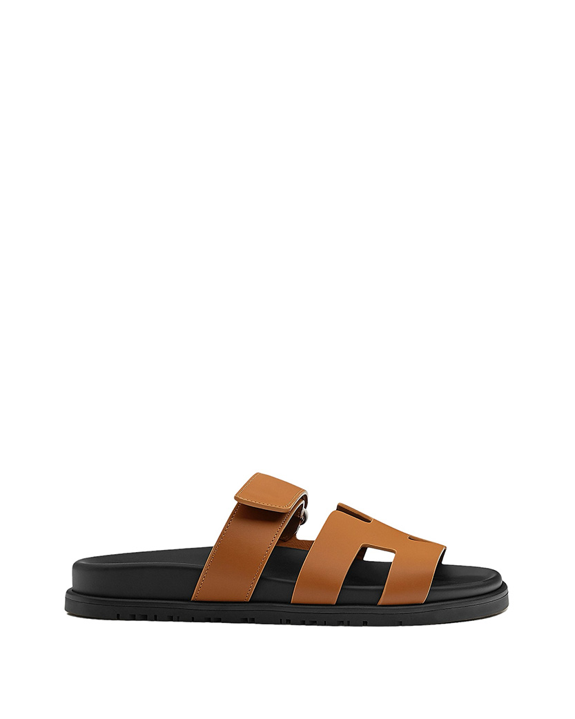 Hermes Chypre Sandals Tan | Idealism