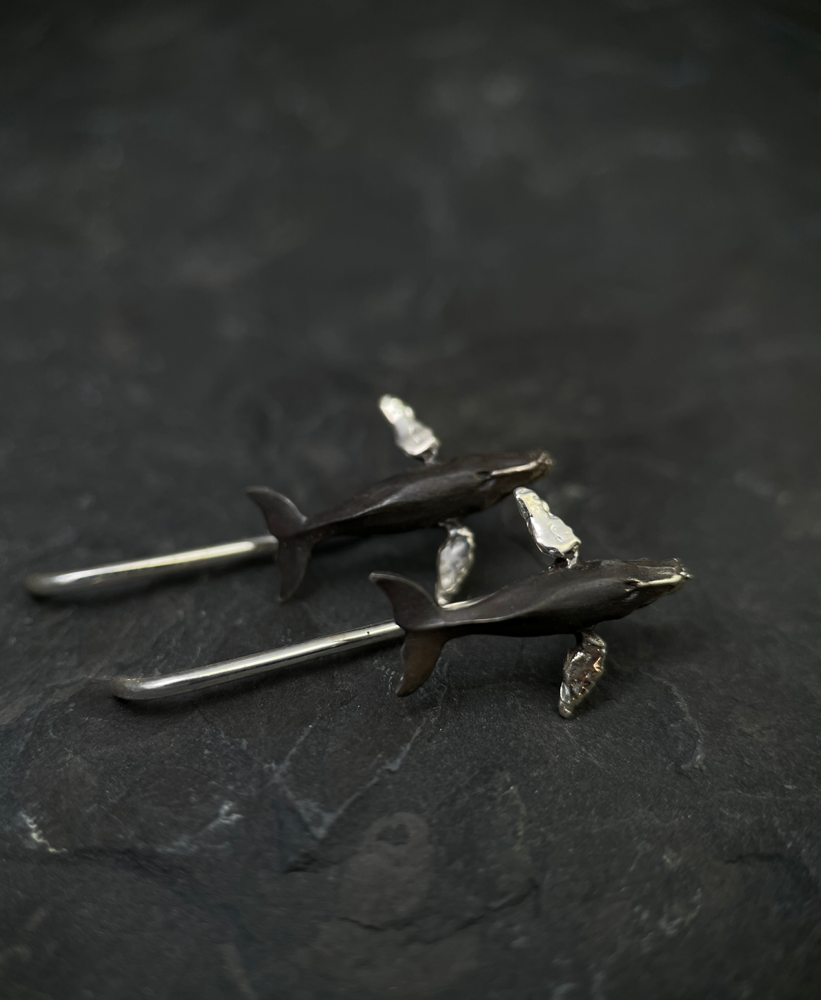 Серьги горбатые киты - Darth Disar