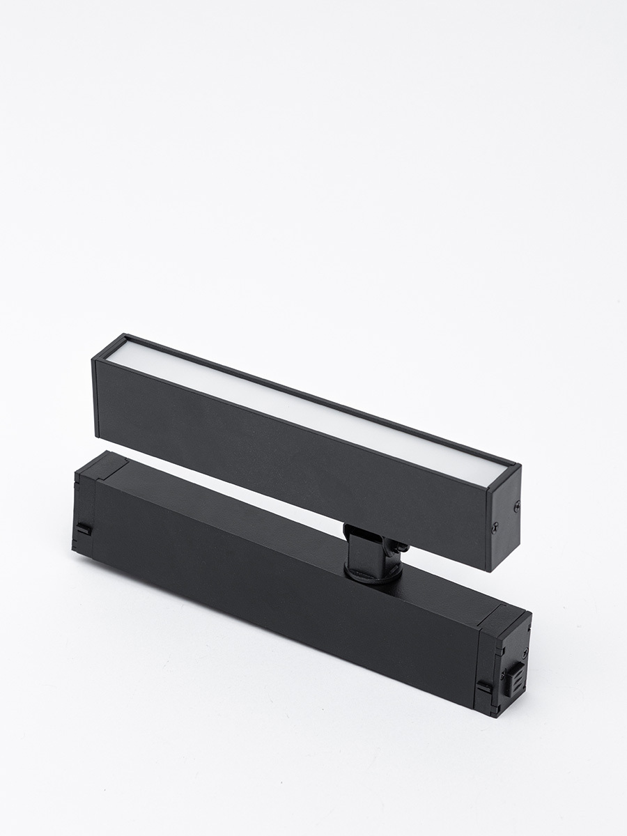 Акцентный светильник SMART LINEAR 9W DIM 3000K-6000K (черный) - Glanzvolt