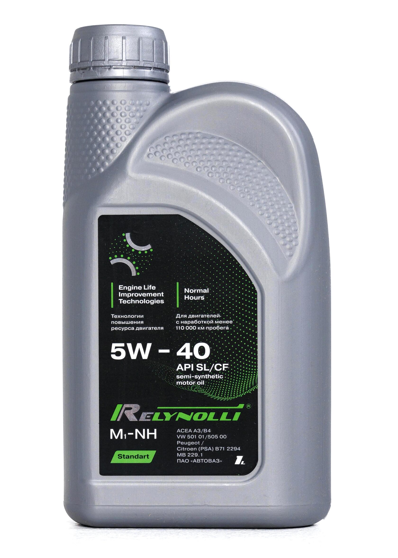 Моторное масло Relynolli Standart M1-NH 5W-40 SL/CF 1 литр ACEA A3/B4 – купить в официальном ...