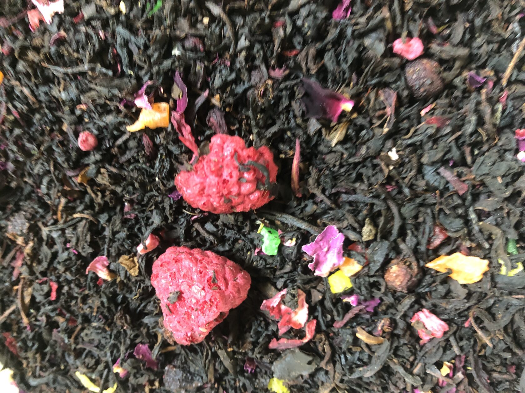 Черный чай оптом Малина со сливками