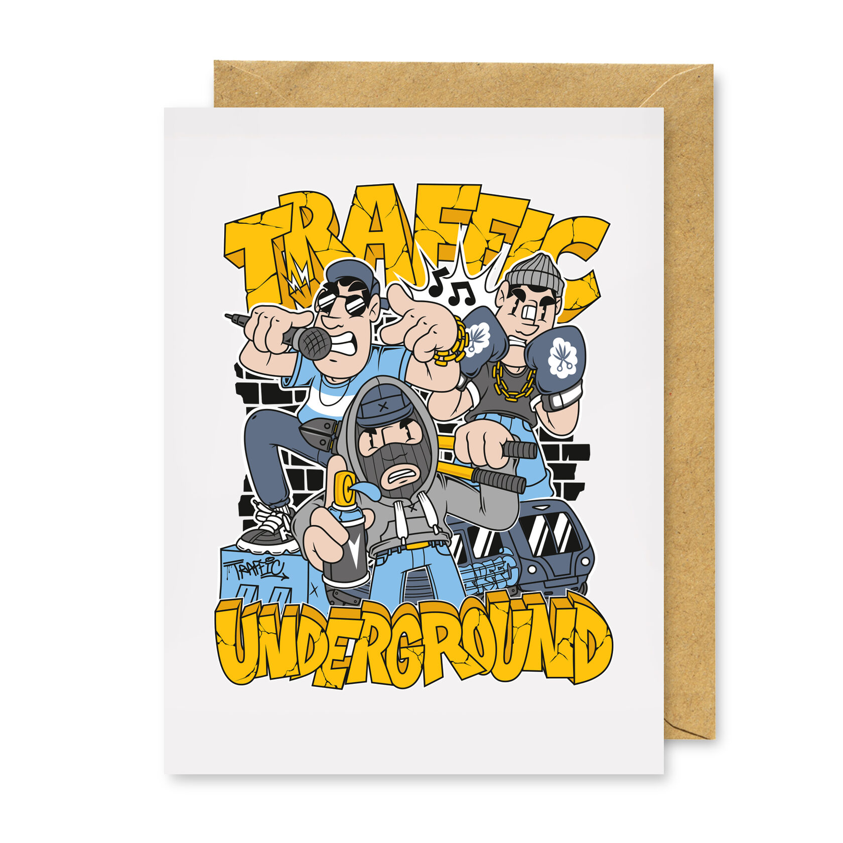 Открытка "Traffic Gang"