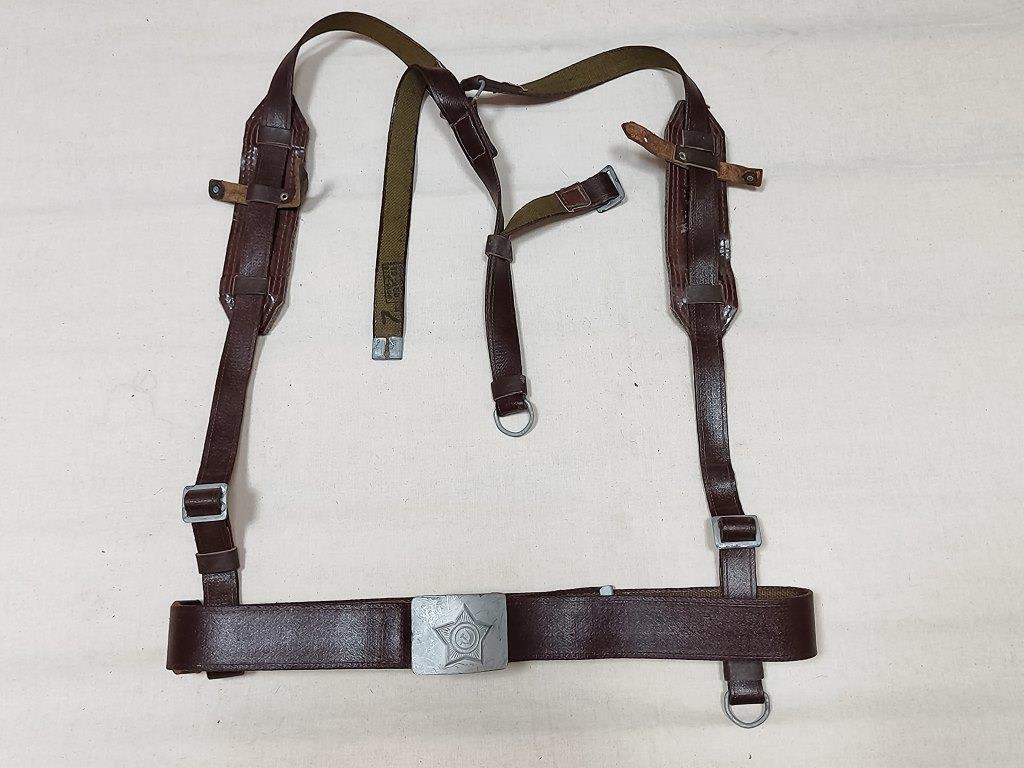 Original USSR Soviet Russian Army Uniform Chest Rig Belt Suspenders ...