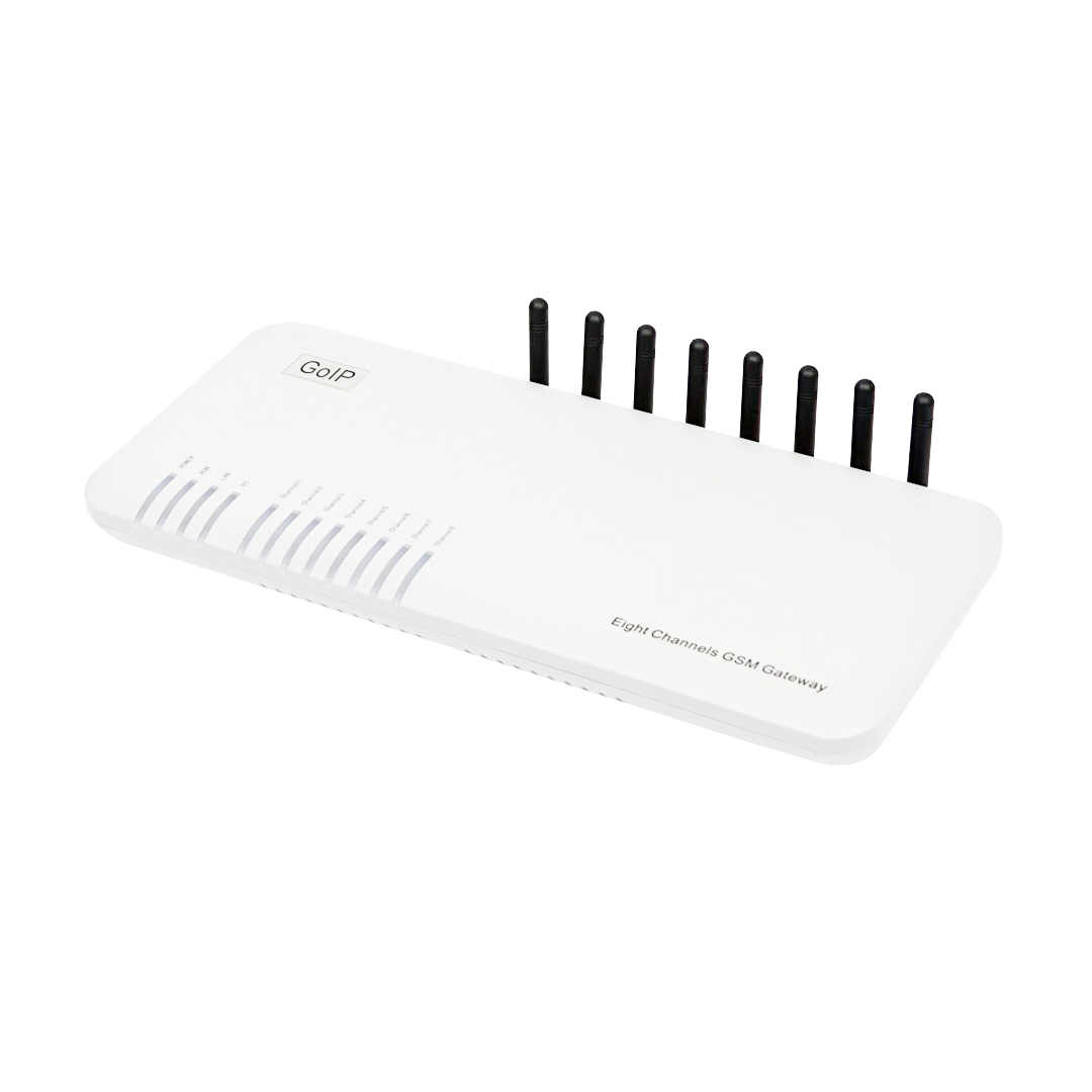 GoIP 8 - VoIP-GSM шлюз на восемь sim-карт купить, цена