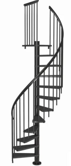 Лестница винтовая Montreal Slim Dolle ® Black & White & Grey d120