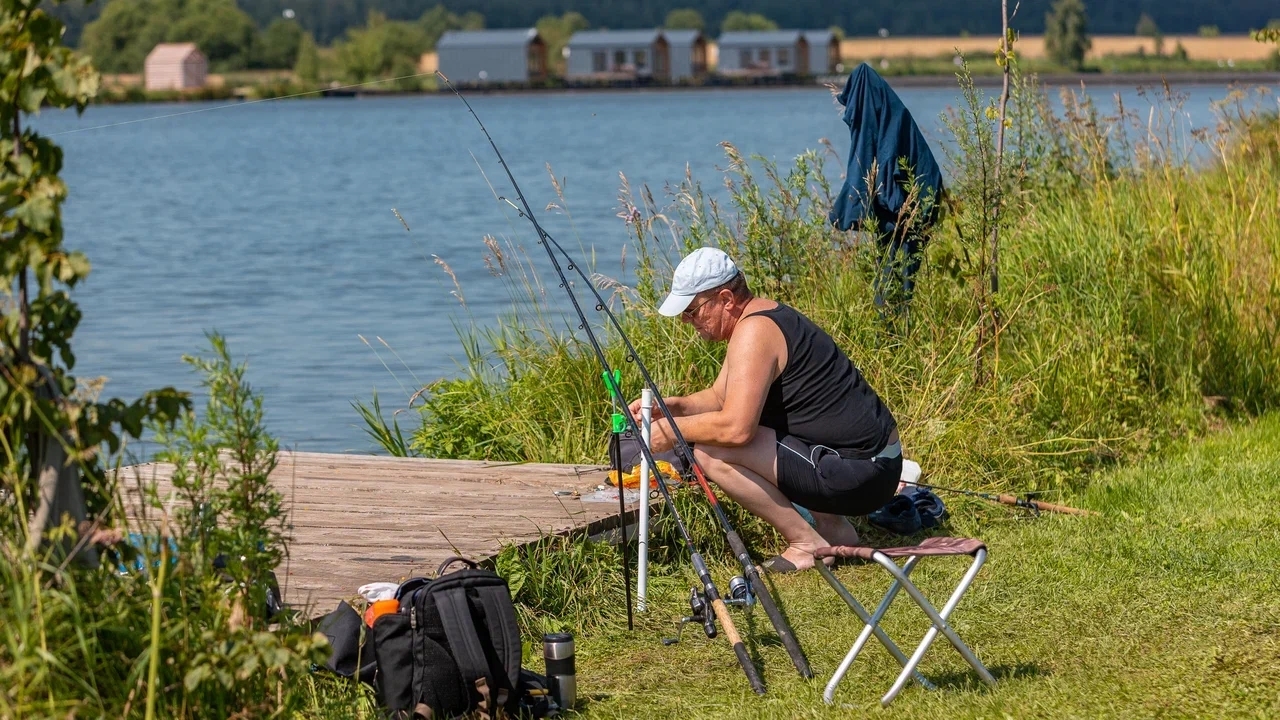 Ловля форели на платнике в Подмосковье