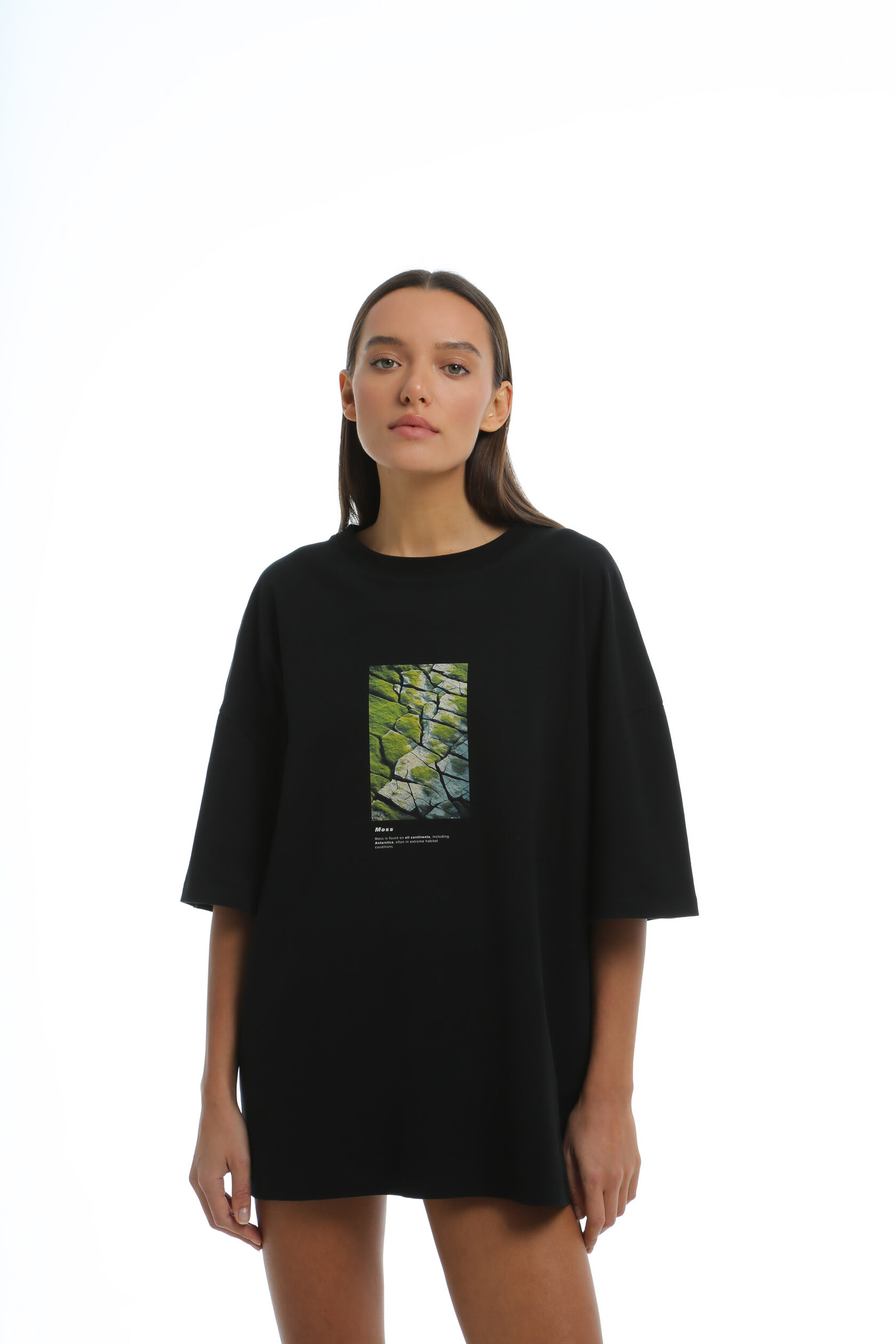 Футболка Nature с принтом мох