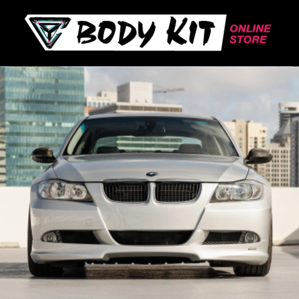 Front Lip BMW E90 / E91 2004–2007 – OEM Bumper – Fiberglass / Carbon
