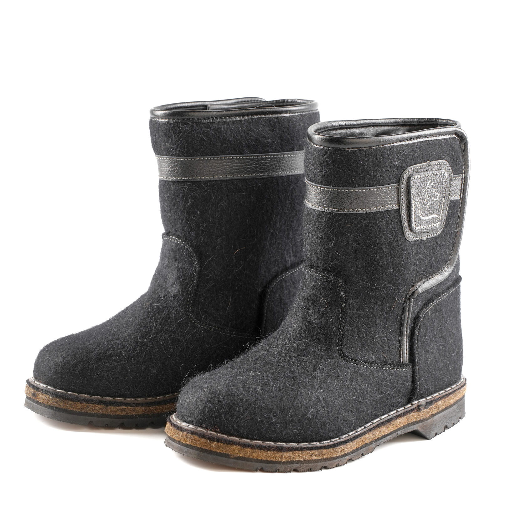 Дедуши мужские войлочные черные