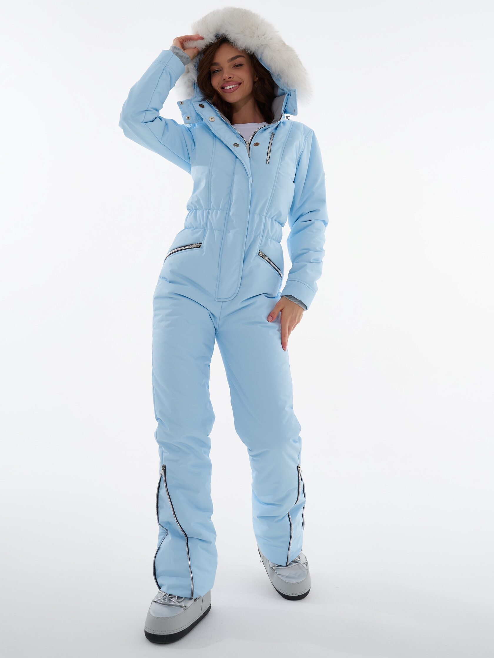 Kaambez-one: купить Женский комбинезон из мембраны Light blue