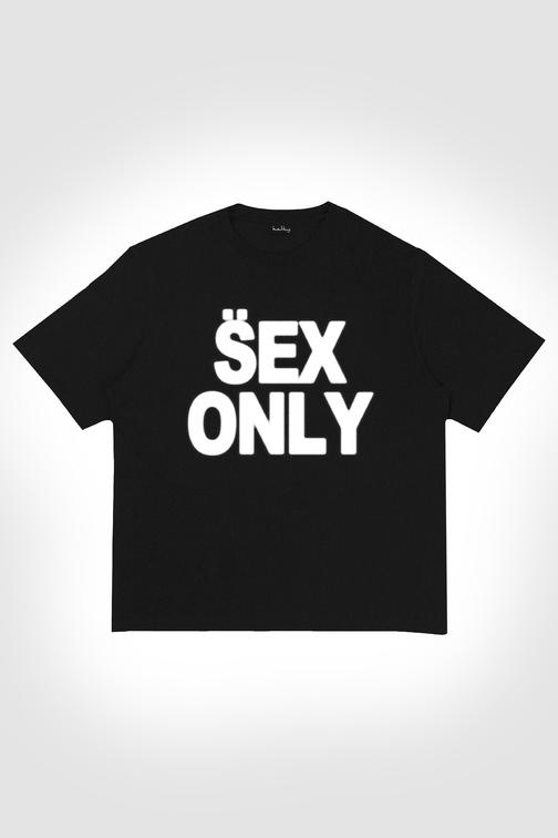 Sex Only Tee Black