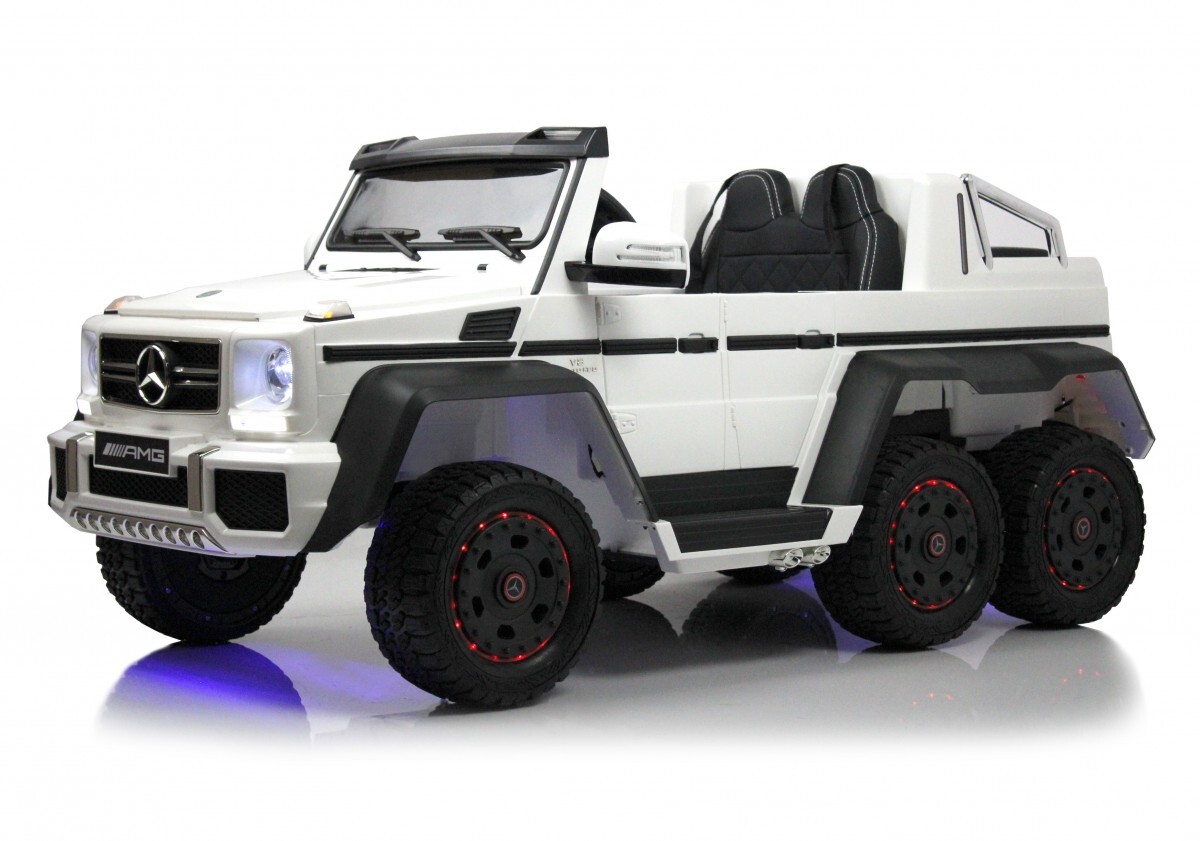 Детский электромобиль Мercedes-AMG G63 4x4 (белый)