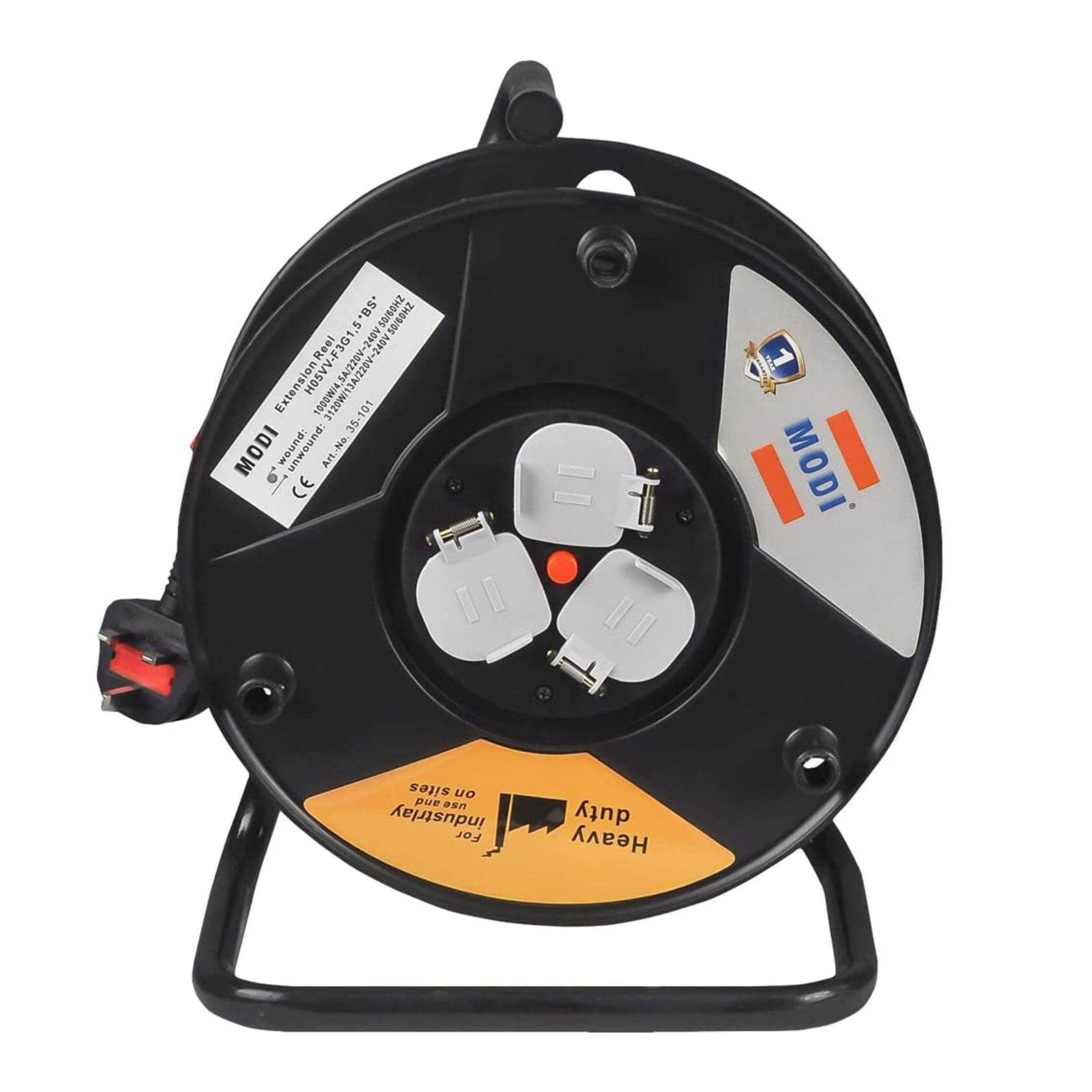 3 Socket Extension Reel 25m