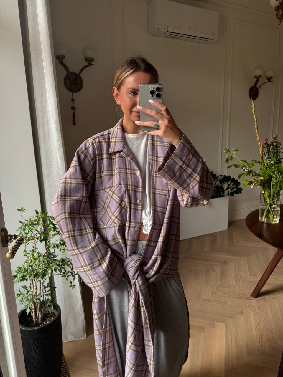 7AM Coffee flannel shirt