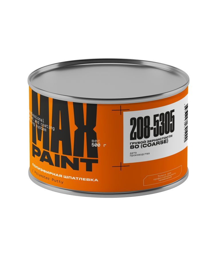 Max Paint Полиэфирная эластичная шпатлевка грубая, 80