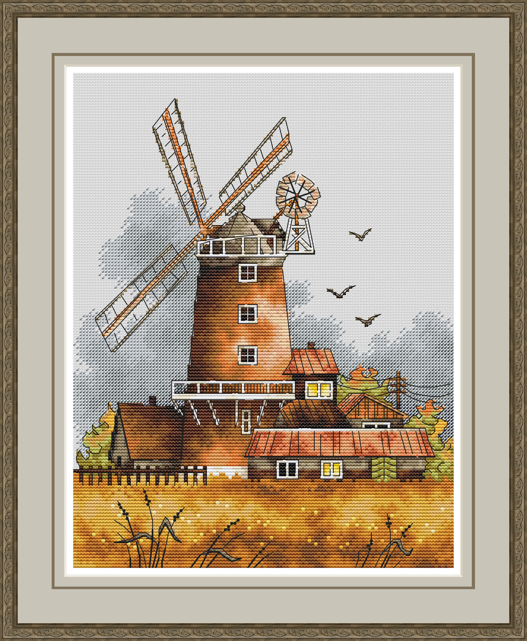 The Mill Cross Stitch Pattern
