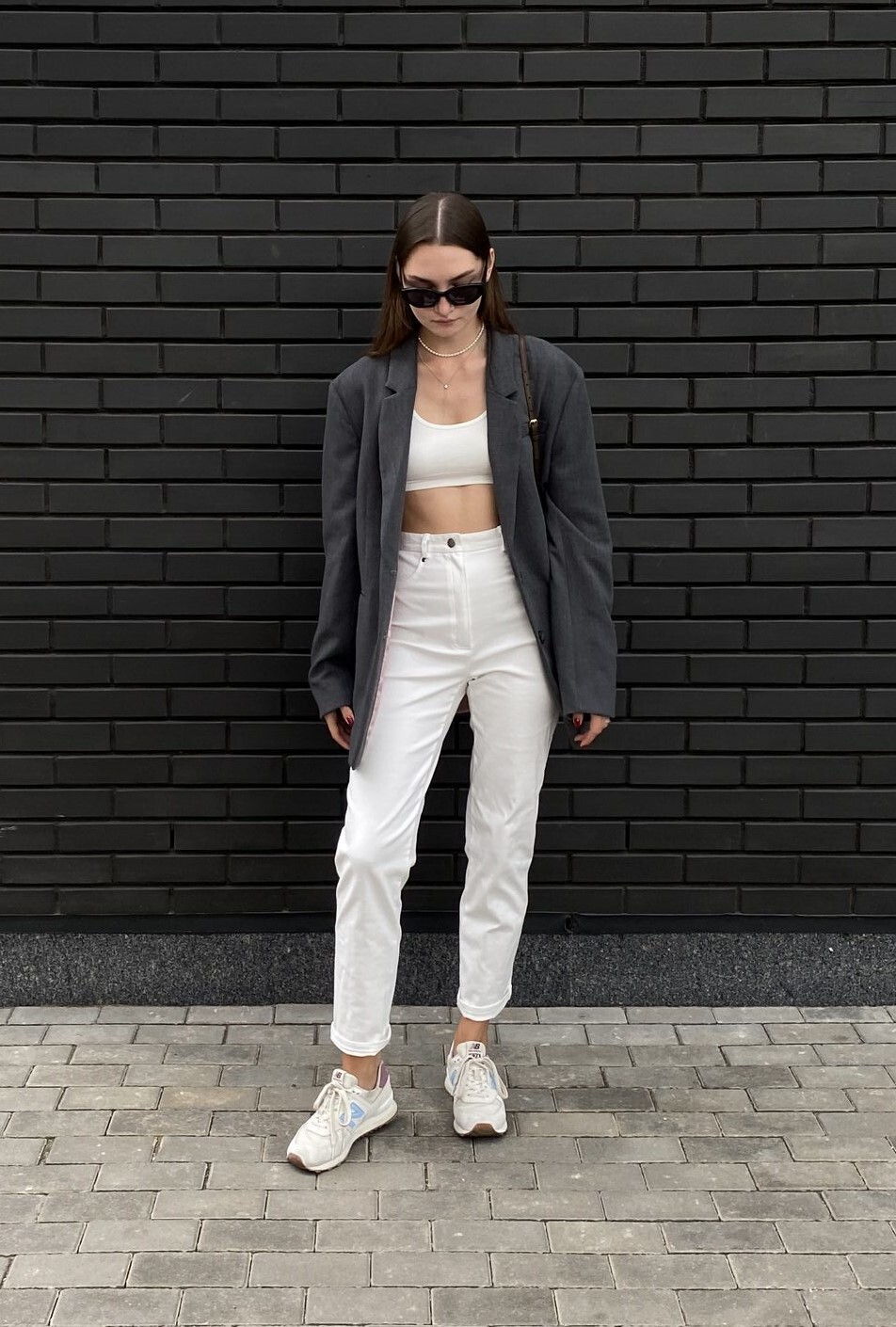 Белые джинсы на высокий рост