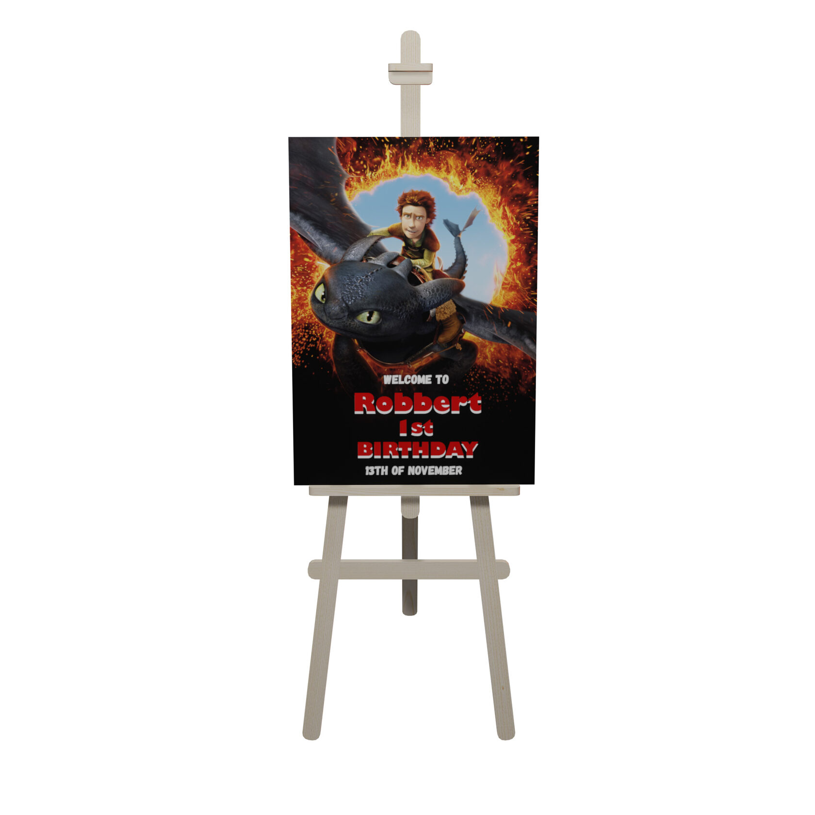 How to train your dragon Welcome Board