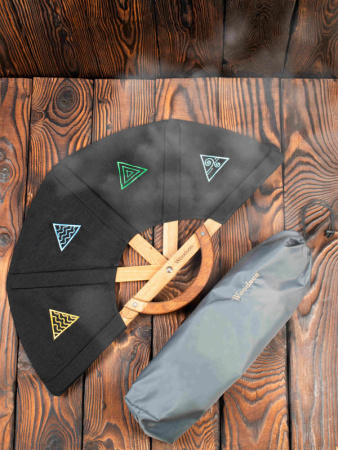 Веер для бани "Пятый элемент" Woodson, дуб, средний