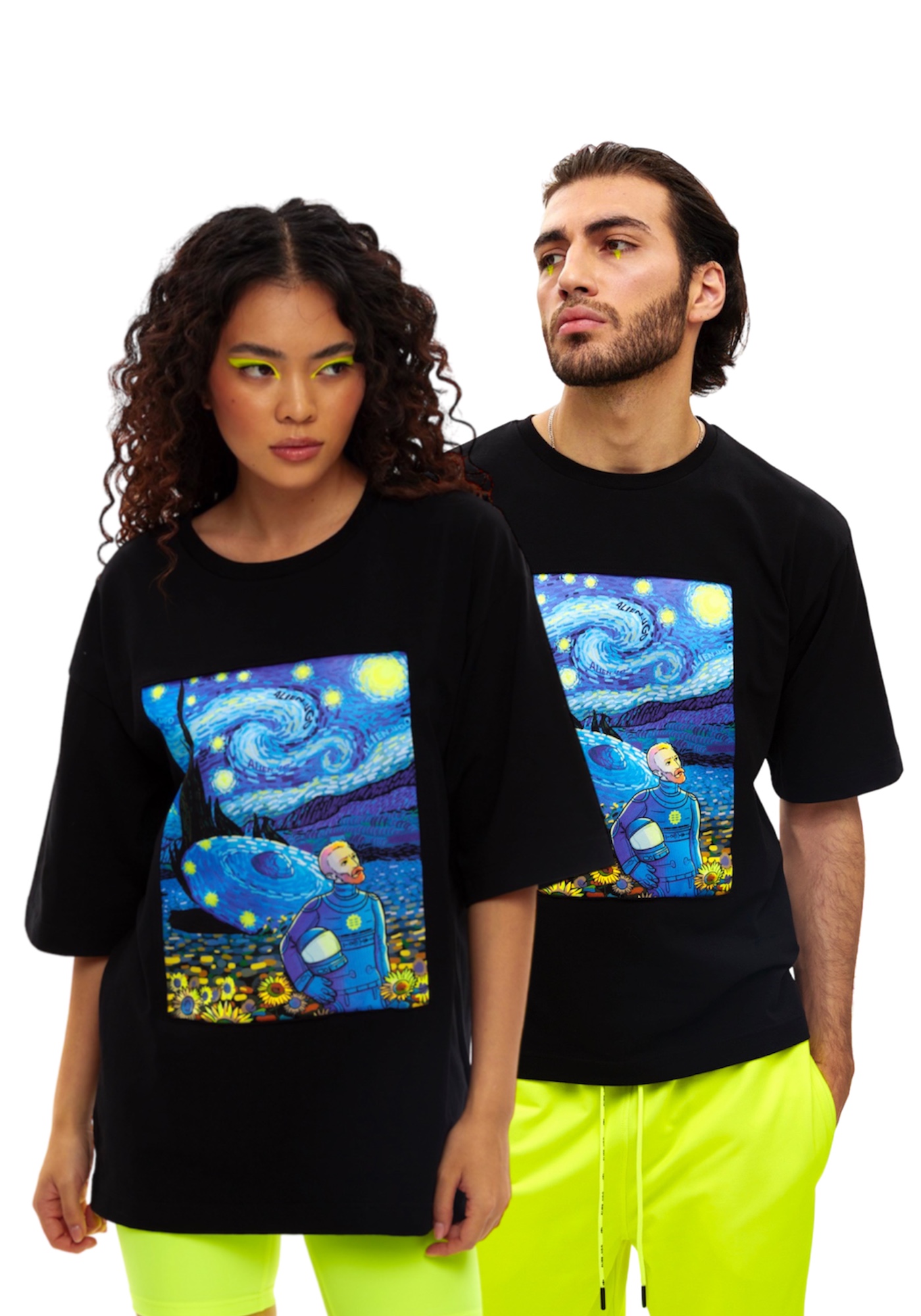 T-shirt Van Gogh Black - Man