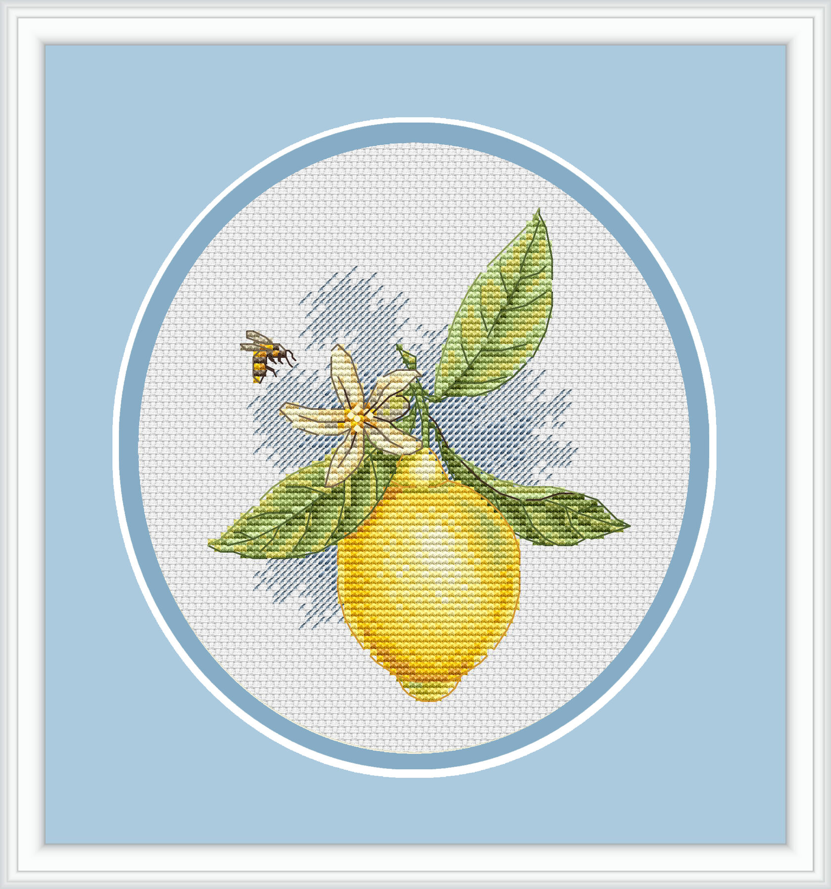 Lemon Cross Stitch Pattern