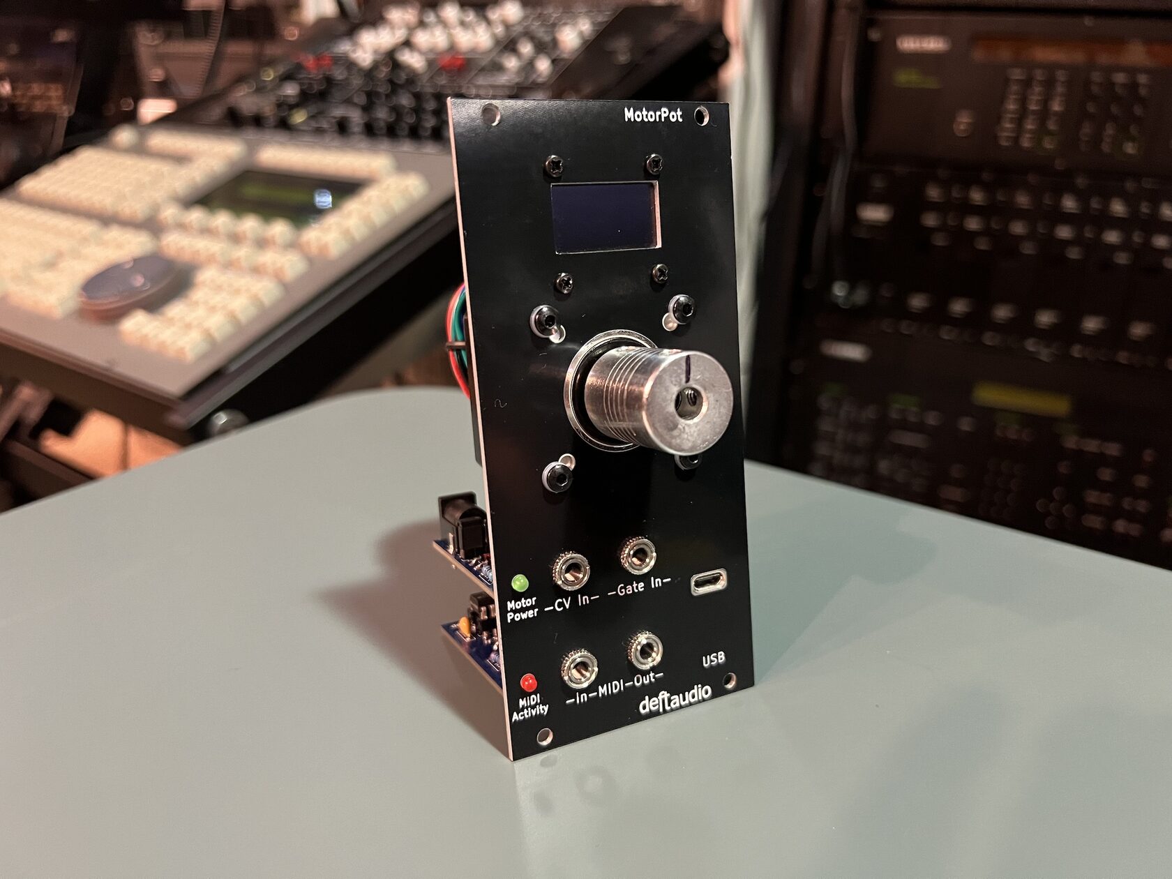 MotorPot - MIDI to a stepper motor with CV/Gate